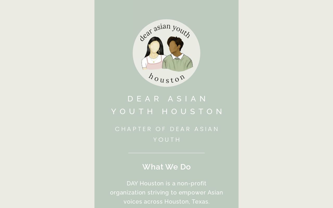 Dear Asian Youth Houston